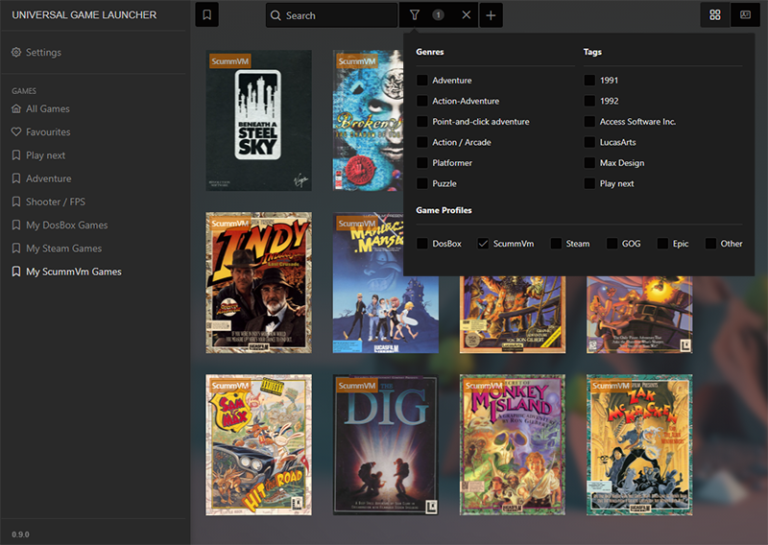 Universal Game Launcher