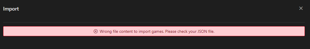 Import Games - Universal Game Launcher